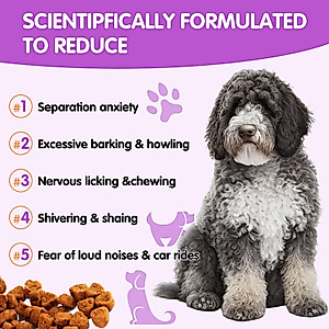 Hemp Calming Chews for Dogs, 150 Soft Dog Calming Treats, Dog Calming Treats with Hemp Oil, Dog Anxiety Relief, Storms, Separation, Barking, Stress Relief for All Breeds & Sizes - Chicken Flavored