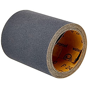 Bosch Professional 1x Sanding Roll SiC (for Coated material, Lacquer, Waterproof, 93 mm x 5 m, P240, Accessory Hand Sanding)