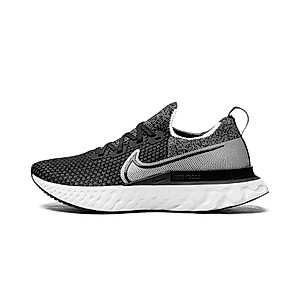 Nike React Infinity Run Flyknit Womens Running Shoe Cd4372-012 Size 5 Black/Black-White