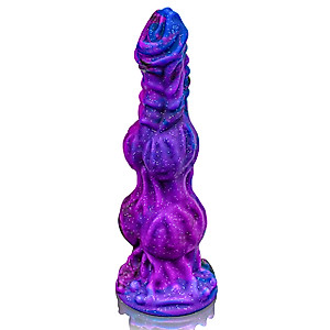 9.6" Monster Dildo Fantasy Horse Dildo with 2 Big Knots, Huge Dildo Thick Anal Dildo with Strong Suction Cup, Dragon Dildo Dog Knot Dildo for Women Sex, Anal Toys for Men Gay, Adult Toys for Women Men