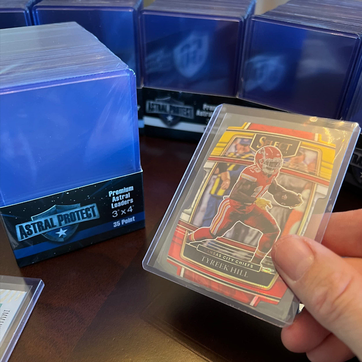 Astral Protect Top Loaders for Cards, Premium Toploader (50 Pack, 35pt, 3" x 4") Baseball Card Protectors Hard Plastic Toploader Card Protectors Hard Card Sleeves, Sports, Baseball Card Sleeves