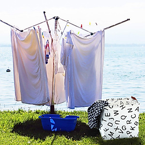 4 Pieces Square Alphabet Canvas Storage Bins Waterproof Toys Canvas Organizer 13 x 13 Inch Kids Laundry Box Foldable Cube Containers with Handles for Nursery Home Closet Bedroom Drawers