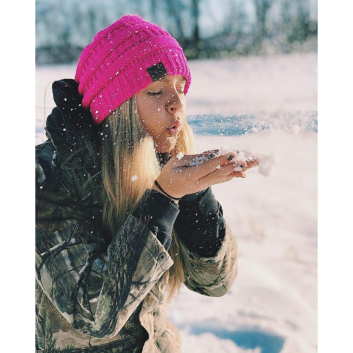 Funky Junque Solid Beanie 4-Pack: Black, Ivory, Beige, Charcoal