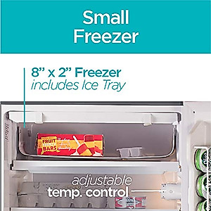 BLACK+DECKER BCRK43V Compact Refrigerator Energy Star Single Door Mini Fridge with Freezer, 4.3 Cubic Ft., VCM