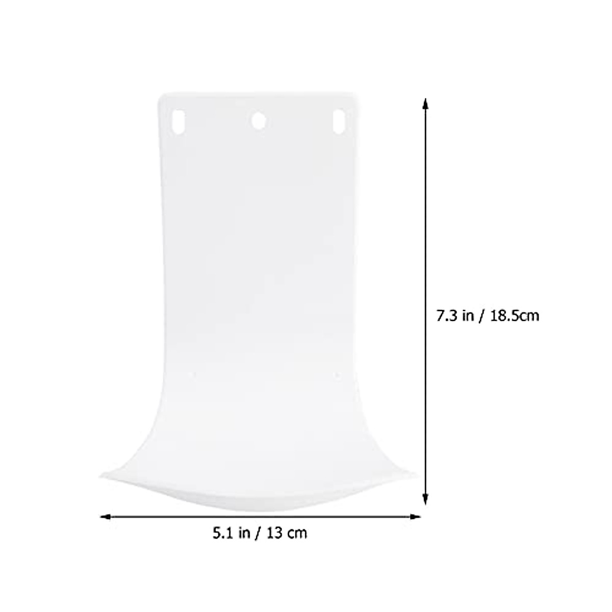 Cabilock 1pc Plastic Water Tray Soap Dispenser Wall Mounted Spray Under Dispenser Trays Soap Catcher Tray Soap Catch Tray Hand Dispenser Drip Tray Mist White Handwashing Fluid Gel