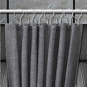 A person who loves life，Shower Curtain Ring Hook Metal Shower Ring 100pcs