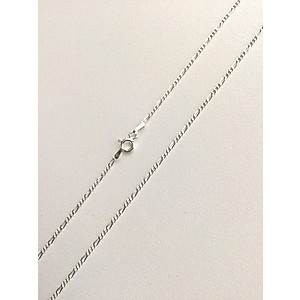 925 STERLING SILVER SAINT BENEDICT NECKLACE 18" LONG 24X15mm / 925 PLATA ESTERLINA CADENA DE SAN BENITO 18" LARGO