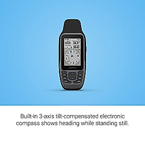 Garmin GPSMAP 79sc, Marine GPS Handheld Preloaded With BlueChart g3 Coastal Charts, Rugged Design and Floats in Water