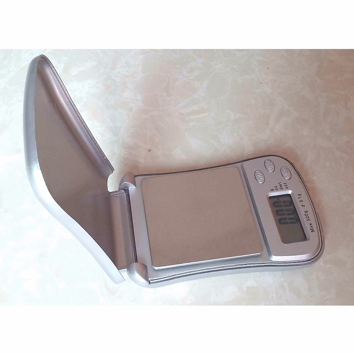 Newline Digital Pocket Jewelry Fliptop Accurate Scale, SHP0003-Silver