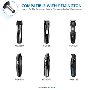 PwrON Power Cord 5V Charger for Remington Shaver PG525 PG6025 PG6060 PG6135 MB2500 Charging Cord Beard Trimmer Power Supply HK28UA-5.0-350 (6.6Ft)