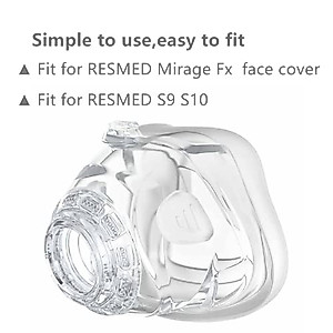 Replacement Nasal Cushion for Resmed Mirage Fx, Replacement CPAP Nasal Mask Cushion Accessories Fit for Mirage FX Nasal Guard (Standard)