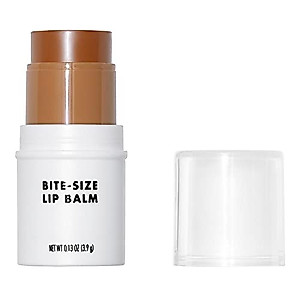 e.l.f. Bite-Size Lip Balm, Moisturizing Formula for Smoother & Softer Lips, Mini Tinted Chapstick, Coconut, 0.13 Oz