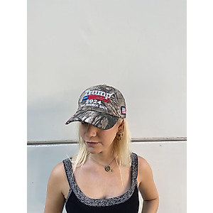 MADE in USA Trump Hat 2024 Take America Back Camo Hat Adjustable Cap Hat Presidential Election Campaign