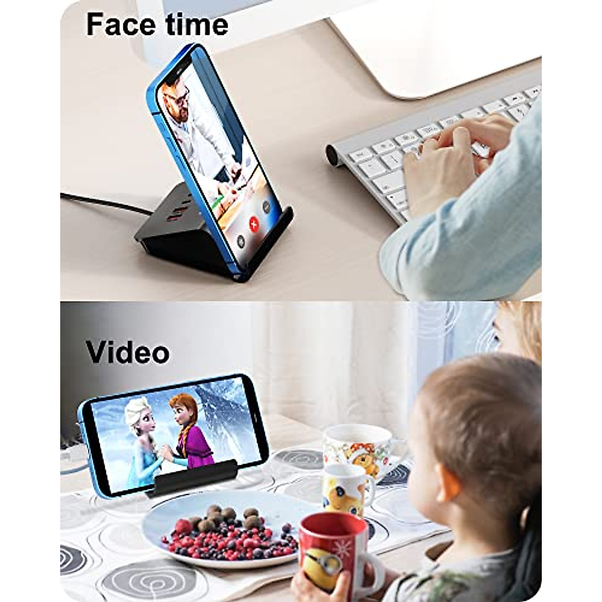 USB C Charger 45W Charging Station, PD 20W USB C Charging Hub Wall Charger for Multiple Device for iPhone 14/13/12, Galaxy,iPad and More