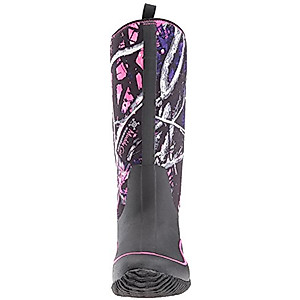 Muck Boots Hale Multi-Season Women's Rubber Boot, Black/Muddy Girl Camo, 7 M US