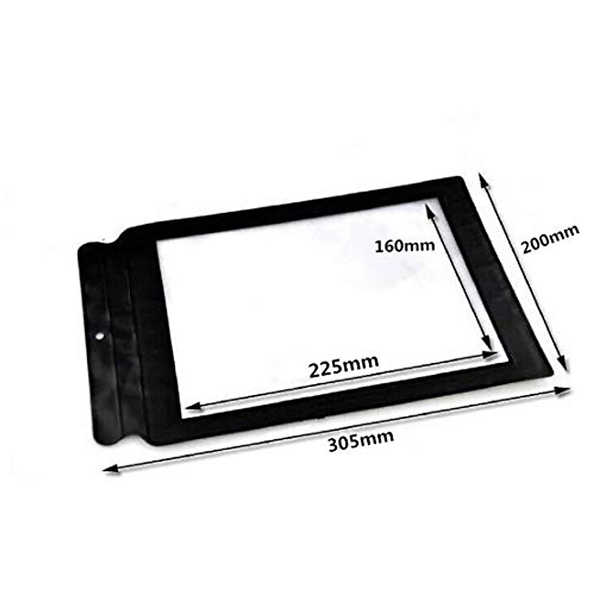 3X Full Page Magnifier A4 Large Sheet Reading Magnifying Glass Portable Reading Aid Lens for Reading Books & Newspapers & Low Vision Aids