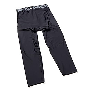 Under Armour Men's Armour HeatGear 3/4 Leggings , Black (001)/Pitch Gray , X-Large