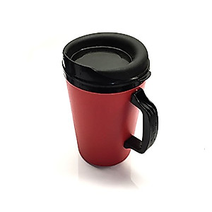GAMA Electronics 2 ThermoServ Foam Insulated Coffee Mugs 34 oz (1) Blue & (1) Red