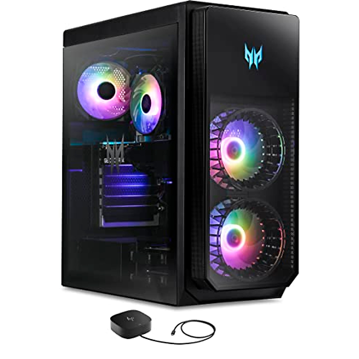 acer Predator Orion 5000 Gaming & Entertainment Desktop PC (Intel i7-12700F 12-Core, 16GB DDR5 4400MHz RAM, 8TB PCIe SSD, GeForce RTX 3080, WiFi, Bluetooth, Backlit KB, HDMI, USB 3.2, Win 11 Home)