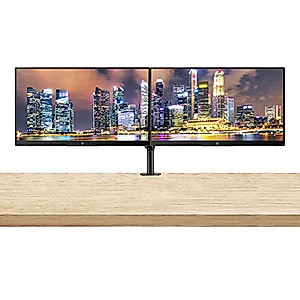HP Z22n G2 22 Inch IPS LED FHD Backlit Monitor 2-Pack Bundle with Fully Adjustable Desk Mount Monitor Stand