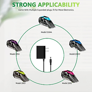 Czepa 10V Charger Replacement Part Number P/N 1611736 161-1736 Power Cord Compatible with Bissell Pet Stain Eraser 2054 2002 20037 20028 2002Q 2003 2003A 2164A Power Supply Charging Cord