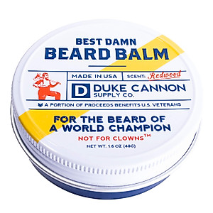 Duke Cannon Supply Co. Best Beard Bundle - 3 oz. Oil & 1.6 oz. Balm, Redwood Scent, Travel Size, 2-Piece Set