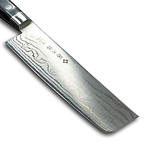 Toijro DP Damascus 7-inch (180mm) Nakiri Knife