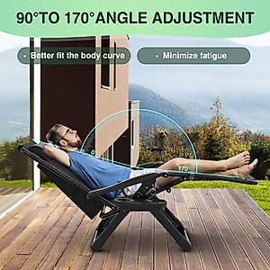 Suteck Zero Gravity Chair with Fans, Reclining Camping Lounge Chair w/Upgraded Lock and Cup Holder, Reclining Patio Chairs Folding Recliner for Indoor and Outdoor, Cool All Summer