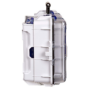 Flambeau Outdoors 3000WPBC Tackle Box - HD Waterproof Tackle Satchel System, Includes 2 Removable WP3012 Ultimate Waterproof Tuff Tainers, Floating Satchel, Fishing Tackle and Gear Storage, Gray/Clear