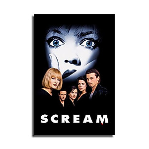 Movie poster scream Poster Decorative Painting Canvas Wall Art Living Room Posters Bedroom Painting 16x24inch(40x60cm)
