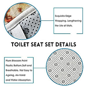 4 Pcs St. Patrick's Day Shower Curtain Sets with Rugs, Irish Gnomes Green Shamrocks Buffalo Plaid Truck Waterproof Shower Curtains for Bathroom with Hooks, Spring Holiday Home Bath Bathtub Decor