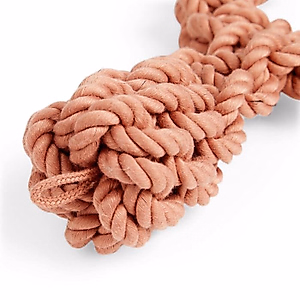 Reddy Copper Macrame Ring Dog Toy, Medium