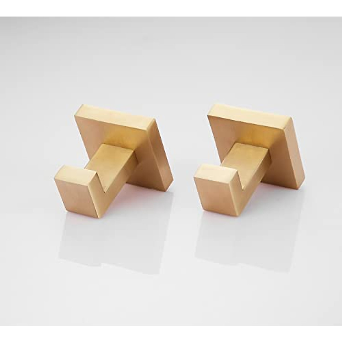 Beelee Brushed Gold Wall Hooks 4-Pack Bathroom Towel Hooks Robe Hooks SUS 304 Stainless Steel Hat Rack Clothes Hanger for Bathroom,Kitchen and Living Room，BA19907BG-4