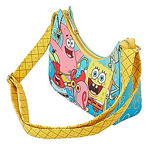 Loungefly Spongebob Squarepants Group Shot Crossbody Bag