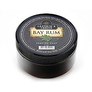 Captain's Choice BAY RUM Shaving Soap - 5 oz.
