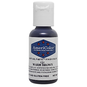 AmeriColor, Electric Yellow, 0.75 Ounce Bottle, Soft Gel Paste Food Color