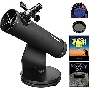 Orion SkyScanner BL102mm Tabletop Reflector Telescope Kit for Adults & Families - Compact, Portable Telescope Kit with Eyepieces, Moon Filter & More