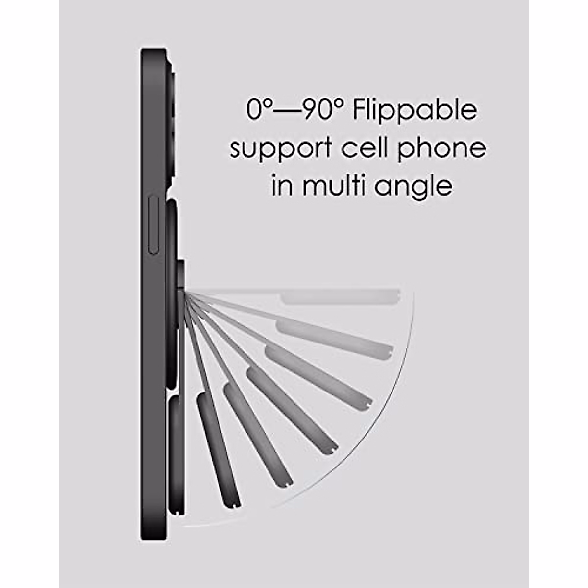 Aulumu AirPods Pro Case & Magnetic Phone Grip, Locking Case Support for AirPods Pro [2nd/1st Generation], Includes AirPods Pro Case and Magnetic Phone Holder