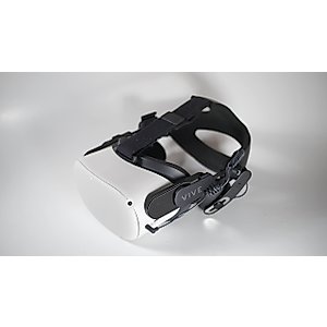 FrankenQuest 2 Adapter Kit for Oculus Quest 2 to Vive Deluxe Audio Strap (Undercut Black)