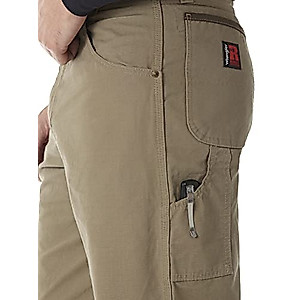 Wrangler Riggs Workwear mens Ripstop Carpenter jeans, Bark, 36W x 30L US