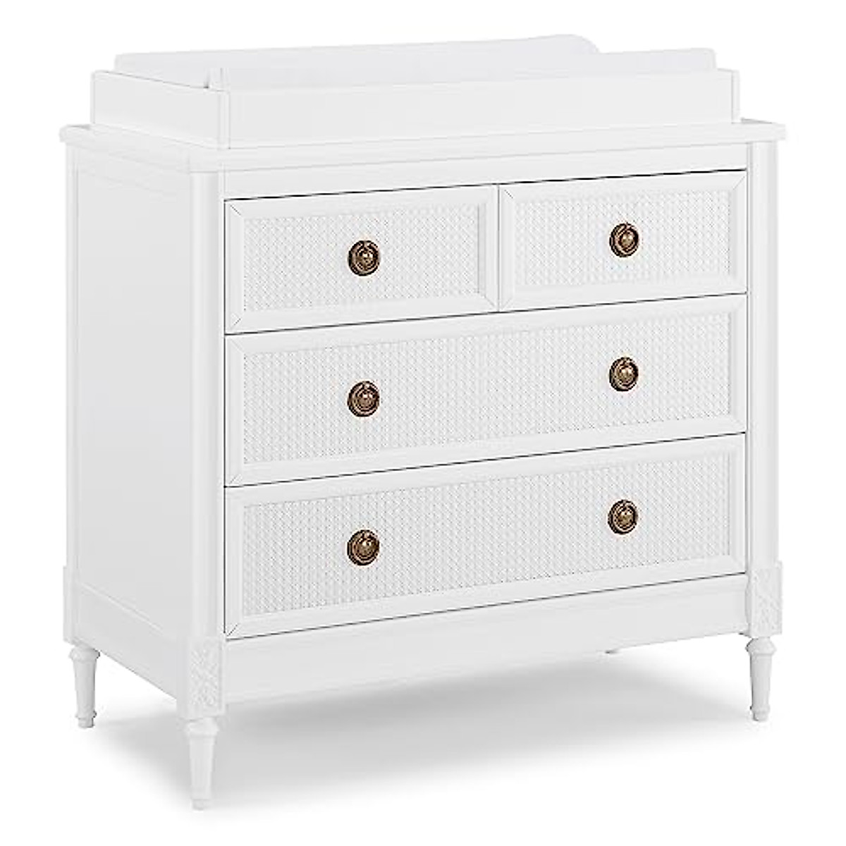 Delta Children B0CBQTYG76, Dresser w Interlocking, Bianca White