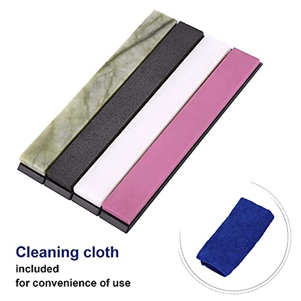 Sharpening Stone, IMAGE Knife Sharpening Stone 3000/6000/8000/10000 for Sharpener, Whetstone Sharpening Kit Professional Sharpening Plate Grindstone, Great for Scissors, Chisels and Carving Tools
