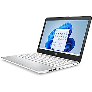 HP Stream Laptop 11-AK0053DX 11.6" Intel Celeron N4120, Intel UHD Graphics 600, 4GB DDR4 RAM, 64GB eMMC, Windows 11 Home in S Mode, Diamond White (Renewed)