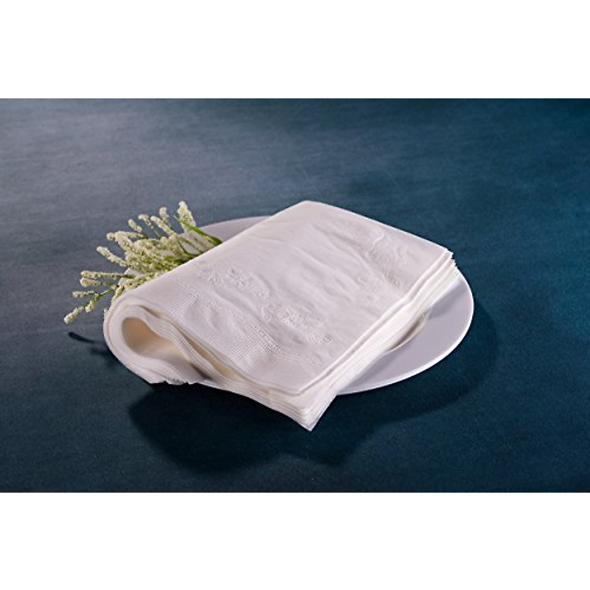 Premium White Napkins, 3 Ply Dinner Napkin Cloth Like | Value Pack 300 Count