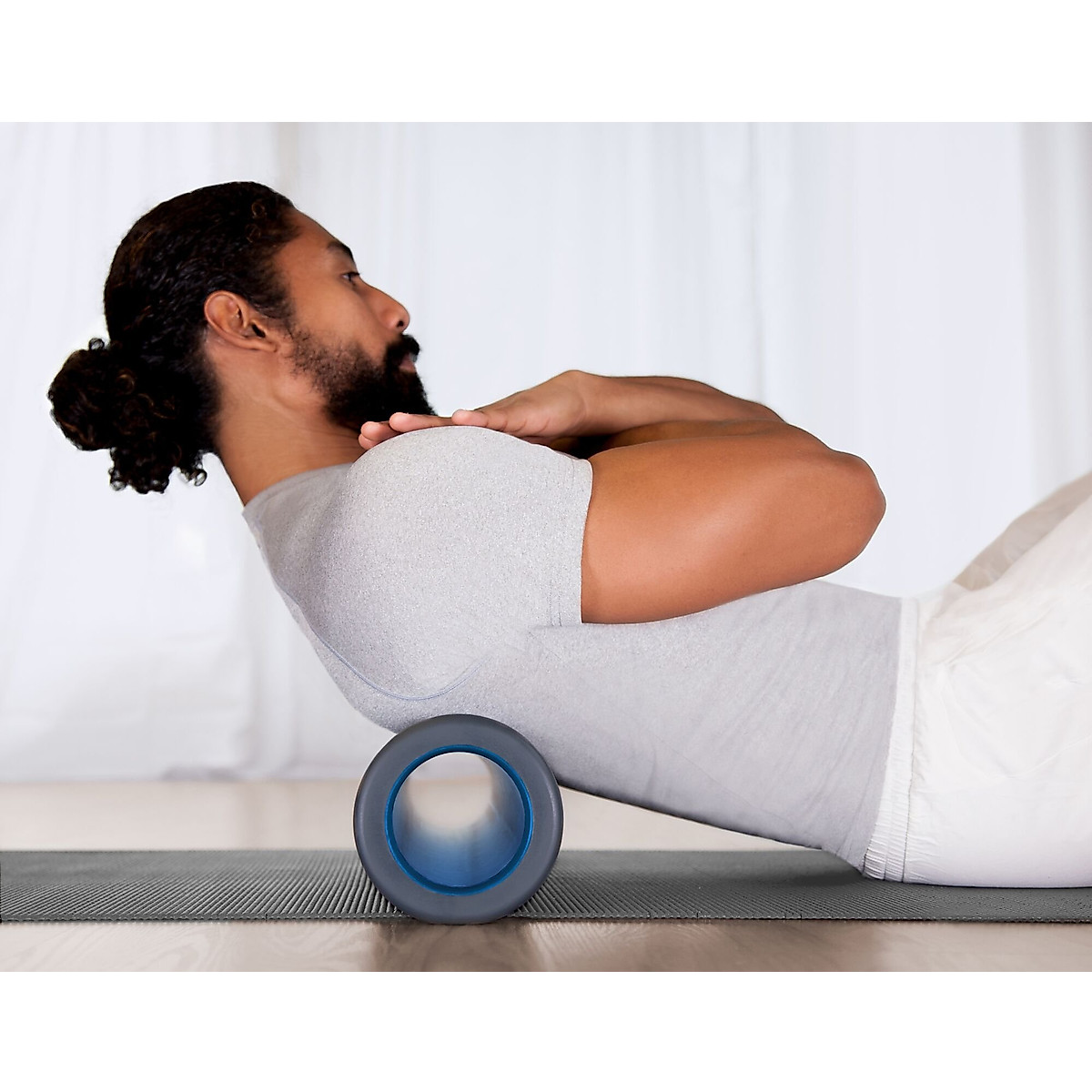 Teeter Massage Foam Roller – Deep Tissue Muscle Relief to Boost Recovery, Flexibility – 13 or 26 inch, 2 Textures/densities – Back Pain Relief, Sports Massage, Myofascial Release