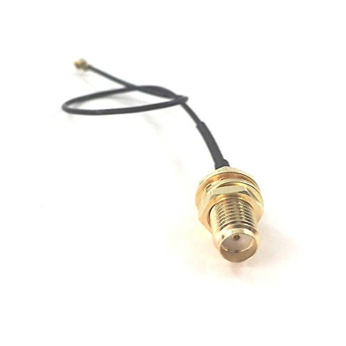 CENXIFJUDZ 2.4ghz 2.4 G WiFi Antenna 2dbi SMA Male (Pin) Connector with Mini PCI U.FL to SMA Female WiFi Pigtail RF1.13 Cable 15cm(Pack of 2)