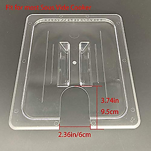 Sous Vide Container with Lid 11 Liter/12 Quarts for Virtually All Immersion Circulators Cookers Crystal Clear Transparent Polycarbonate Accessories Kit (12 Quats with Lid)