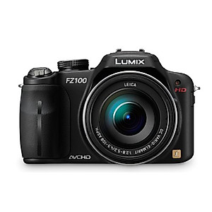 Panasonic Lumix DMC-FZ100 14.1 MP Digital Camera with 24x Optical Image Stabilized Zoom and 3.0-Inch LCD - Black