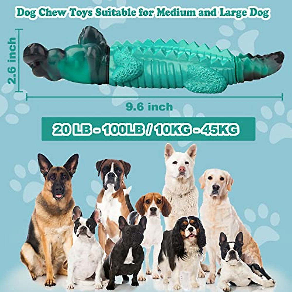 ADSDIA Large Dog Chew Toys/Tough Durable Dogs Chew Toys/Indestructible Dog Toys/Dog Toys for Aggressive Chewers/Interactive Dog Toys Gift for Medium Dog Large Dogs Breed,Heavy Duty Dog