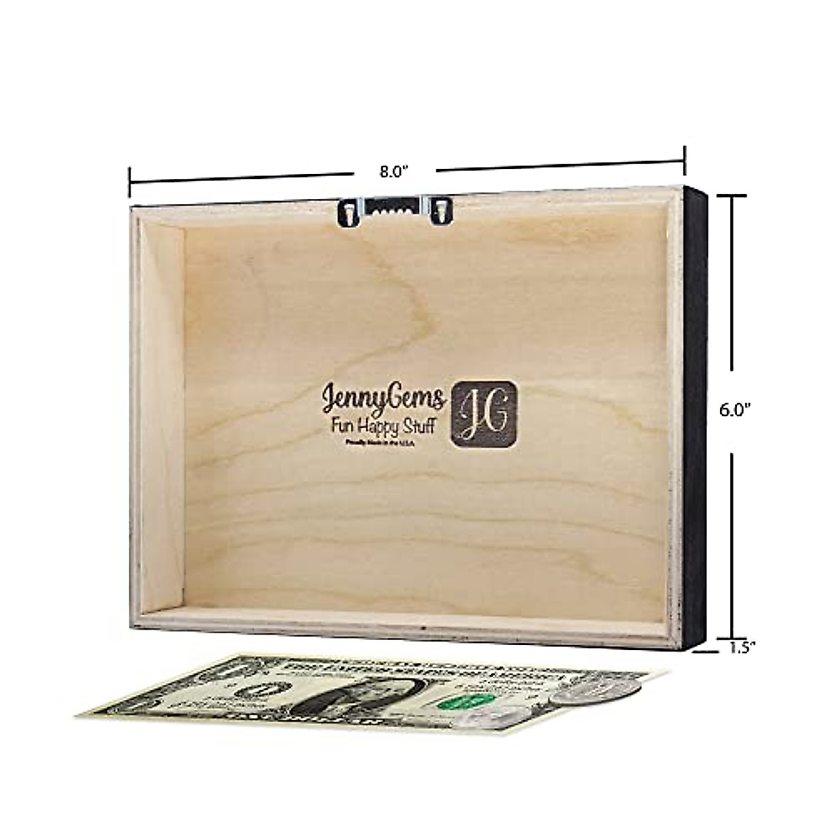 JennyGems Mom's House Will Always Be Home Wooden Sign, Mom Table Decor and Wall Hanging, Gifts for Moms, Made in USA